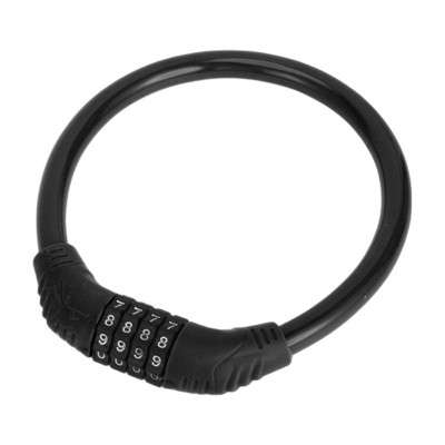 Unique Bargains Bicycle Lock Ring Anti-theft Bike Lock Resettable 4 ...