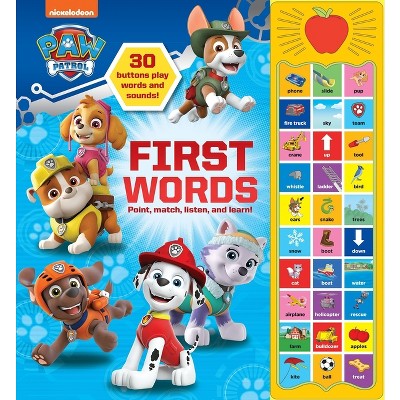 Nickelodeon Paw Patrol: First Words Sound Book - By Pi Kids (mixed ...