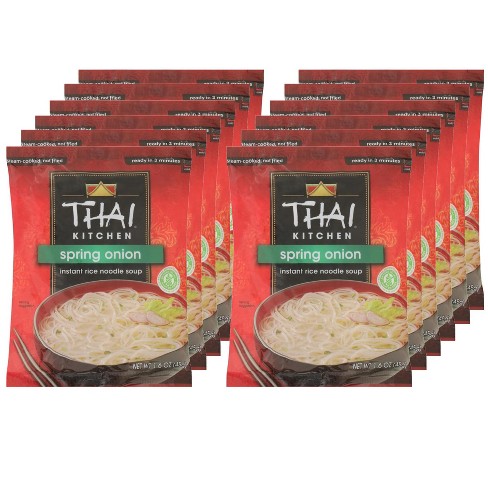 Thai Kitchen Spring Onion Instant Rice Noodle Soup - Case Of 12/1.6 Oz ...