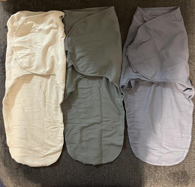 Swaddle Blankets For Baby Girl & Boy 3 Pack Sleep Sack Velcro By Comfy ...