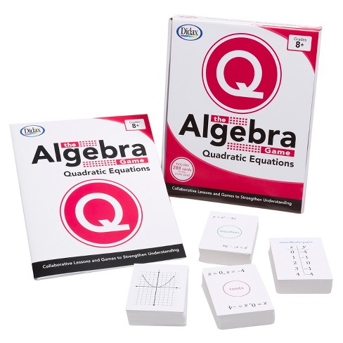 Didax® The Algebra Game: Quadratic Equations Basic : Target