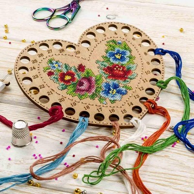 Wonderland Crafts Blank for embroidery with thread on wood FLHW-017 ...