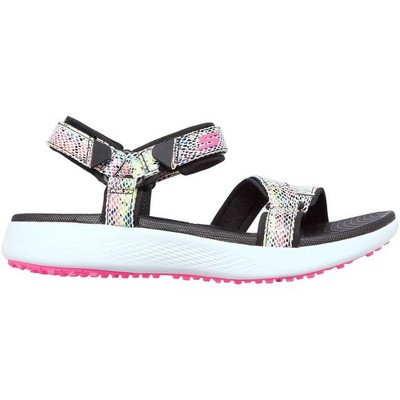 Women's Skechers Go Golf 600 Charms Sandals - Black/multi 5m : Target