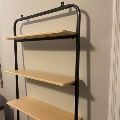 Over The Toilet Storage Black Metal And Wood - Brightroom™ : Target