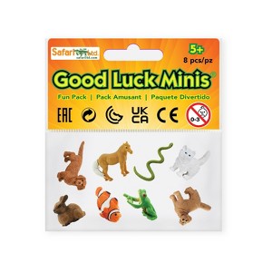 Safari Ltd. - Good Luck Minis Pets Fun Pack - 8 Mini Toy Figurines for ...