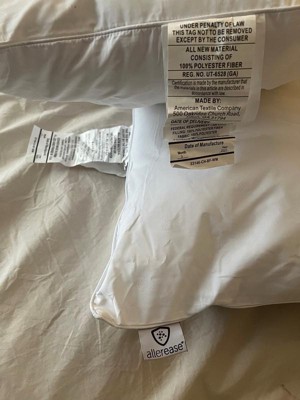Standard Medium 2pk Machine Washable Total Allergy Defense Pillow White - Allerease : Target