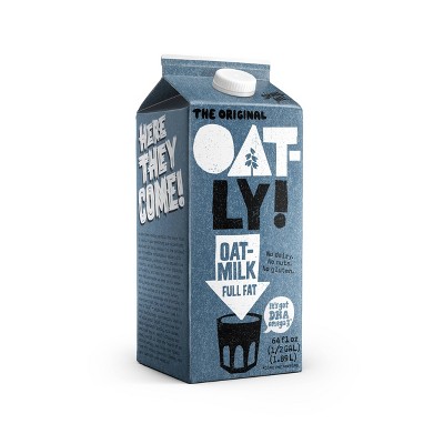 Oatly Full Fat Oatmilk - 0.5gal : Target
