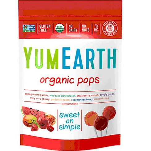 Yumearth Organic Pops - Assorted Flavors, 100% Vitamin C, Organic ...