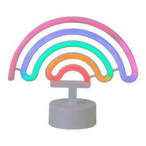 Northlight Led Neon Style Rainbow Table Light - 8" - Multicolor : Target