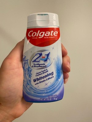 Colgate 2-in-1 Whitening Gel Toothpaste And Mouthwash - 4.6oz : Target