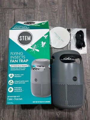 STEM Electric Fan Fruit Fly, Gnat and Fly Trap Indoor Starter Kit - 1 ...