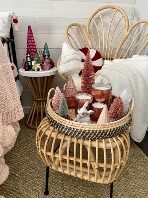 Aloysia Rattan End Table White Threshold Target