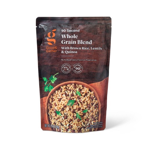 90 Second Whole Grain Blend With Brown Rice, Lentils & Quinoa - 8.8oz ...
