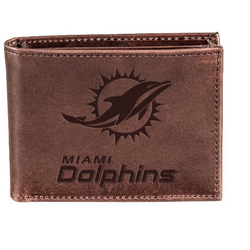 Evergreen Miami Dolphins Bi-fold Wallet, Brown : Target