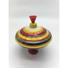 Classic Multicolored Spinning Tin Top Toy Bolz Funny Buzzing Hum Gets ...