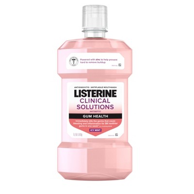 Listerine Clinical Solutions Gum Health Mouthwash For Antigingivitis ...