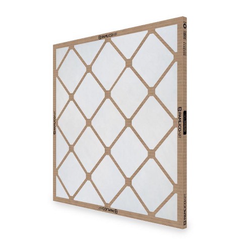 Pamlico Air 10 In. W X 25 In. H X 1 In. D Fiberglass 4 Merv Air Filter ...