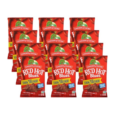 Garden Of Eatin' Red Hot Blues Corn Tortilla Chips - Case Of 12/5.5 Oz ...