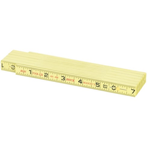 Bon Tool 11-496 Rule - Fiberglass - Brick Spacing - 6 Foot : Target