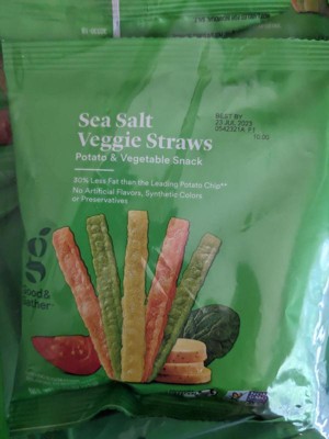 Sea Salt Veggie Straws Potato & Vegetable Snack Multipack - 12ct/.75oz ...