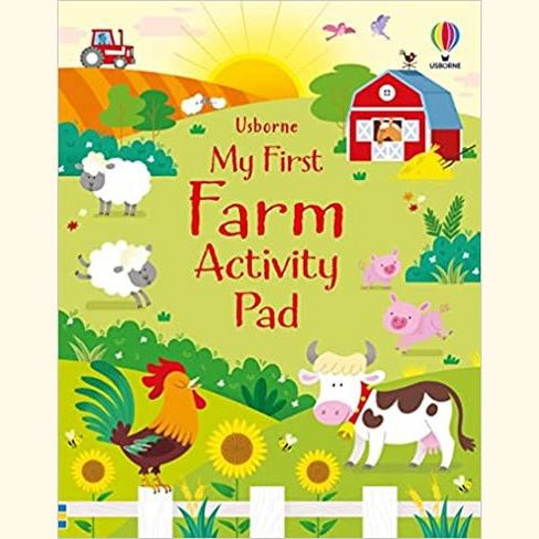 Usborne My First Farm Activity Pad, 3 Years And Up, Paperback, 64 Pages ...