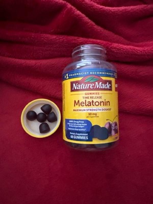Nature Made Time Release Melatonin Max Strength 10mg Gummies - 60ct ...