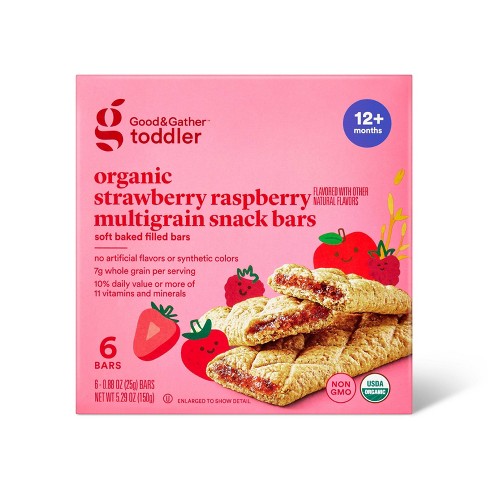 Organic Toddler Snack Bar - Strawberry - Good & Gather™ : Target