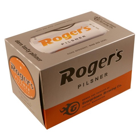 Georgetown Roger's Pilsner Beer - 6pk/12 Fl Oz Cans : Target