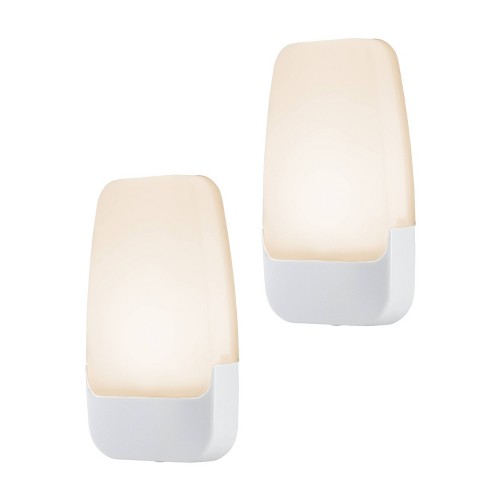 Energizer 2pk Led Contemporary Night Lights: Plug-in Wall Nightlight ...