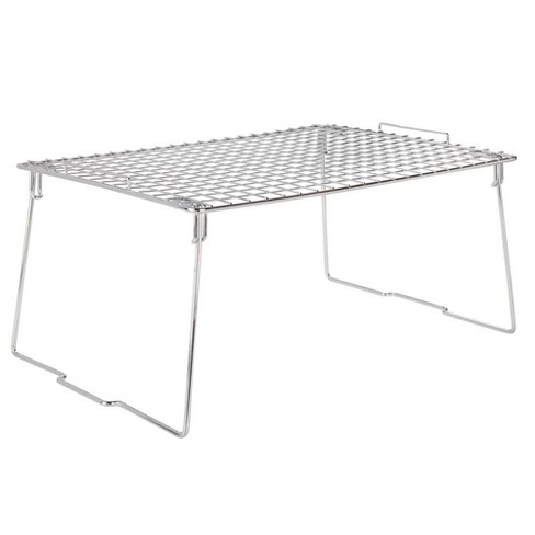 Mdesign Metal Stackable Closet Storage Organizer Shelf, 4 Pack : Target