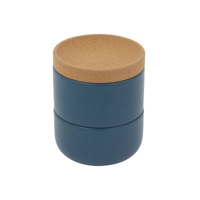 Kamenstein Ceramic And Cork Salt And Pepper Cellar Terracotta : Target