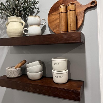 24" Floating Light Wood Shelf Natural - Threshold™ : Target