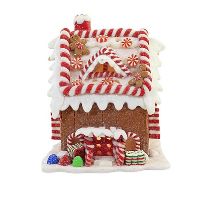 Northlight 5.25" Led Lighted Gingerbread Candy House Christmas ...