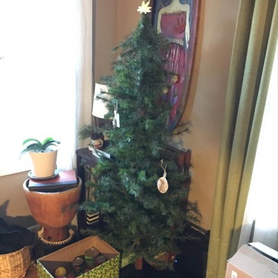 Vickerman 7' Minnesota Pine Half Artificial Christmas Tree, Unlit : Target