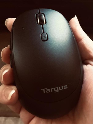 Targus Midsize Comfort Multi-device Antimicrobial Wireless Mouse, Black ...
