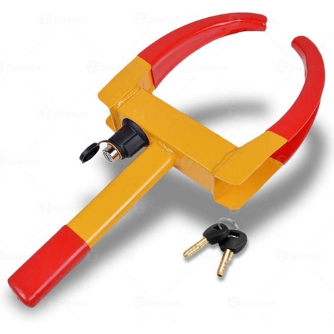 Zone Tech Wheel Lock Security Tire Clamp Premium Quality Heavy Duty ...