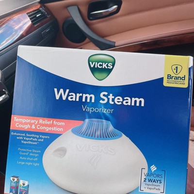 Vicks Warm Steam Vaporizer Humidifier With Night Light - 1.5gal : Target