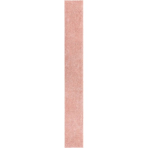 Unique Loom 2' 7 X 20' 0 Davos Shag Dusty Rose Area Rug : Target