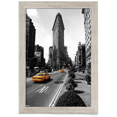 Americanflat Picture Frame - Legal Sized Paper Display - Composite Wood ...