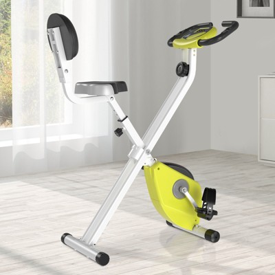 Soozier Foldable Upright Training Exercise Bike Indoor Stationary X ...