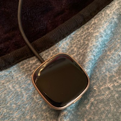 Fitbit Versa 4 Smartwatch - Graphite Aluminum With Black Band : Target