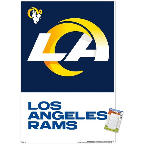 Trends International Nfl Los Angeles Rams - Logo 20 Unframed Wall ...