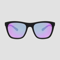 Men's Shield Sunglasses With Mirrored Lenses - All In Motion™ White ...