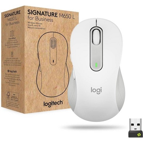 Logitech Signature M650 L For Business Wireless Mouse, For Large Sized ...