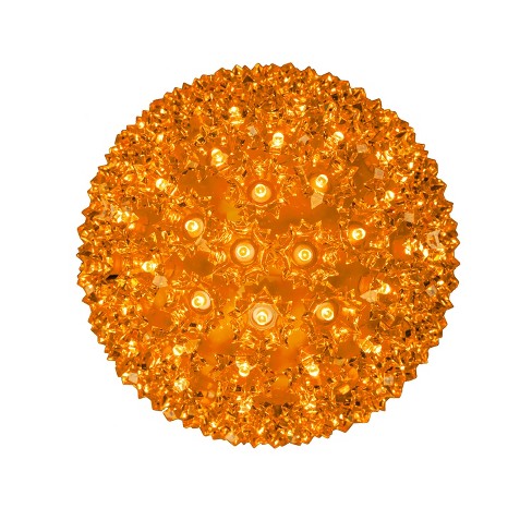 Novelty Lights 100 Orange Light Christmas Led Starlight Sphere, 7.5 ...