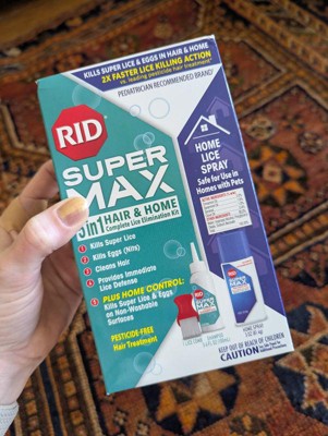 Rid Super Max 5-in-1 Hair & Home Complete Lice Treatment Kit : Target