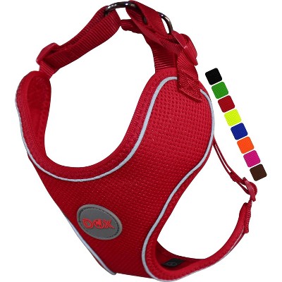 Ddoxx Nylon Adjustable Chest Dog Harness - Small - Red : Target