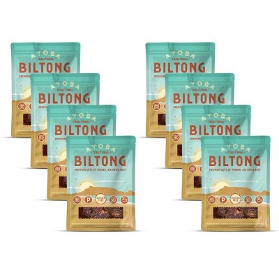 Kalahari Snacks Biltong Original Air-dried Sliced Beef - Case Of 8/2 Oz ...