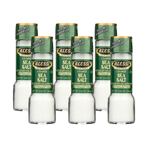 Alessi Grinder - Coarse Sea Salt - Large - Case Of 6/5.64 Oz : Target
