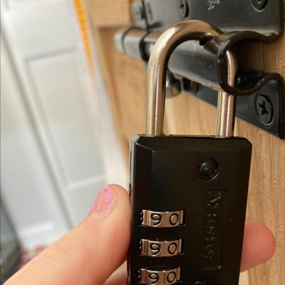 Master Lock Padlock, Set Your Own Combination Luggage Lock, 1-3/16 ...
